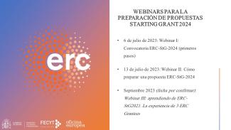 Webinars para la preparación de propuestas ERC Starting Grant 2024 | Horizonte Europa